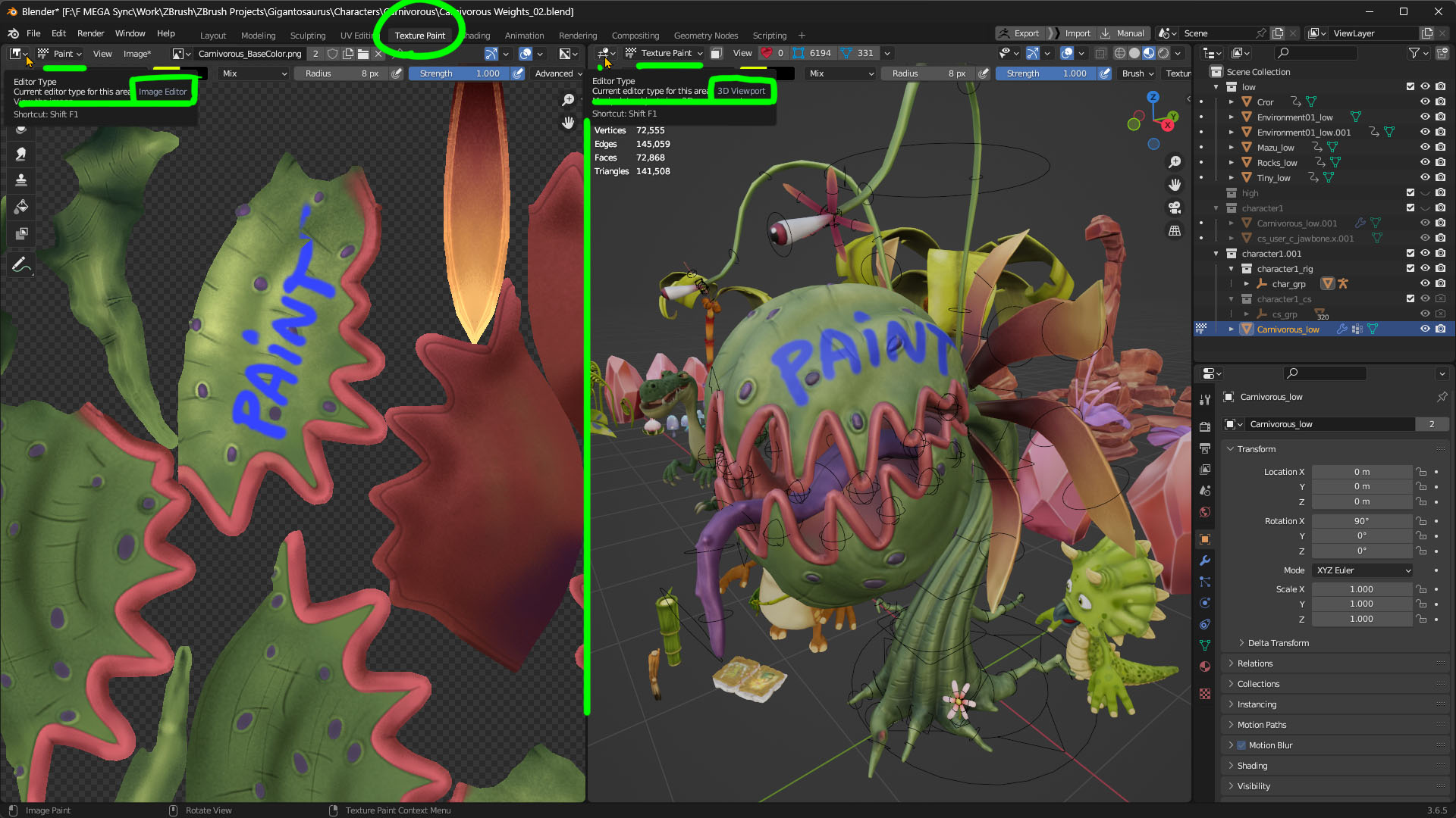 What is the best way to texture a retro model by hand starting from ...